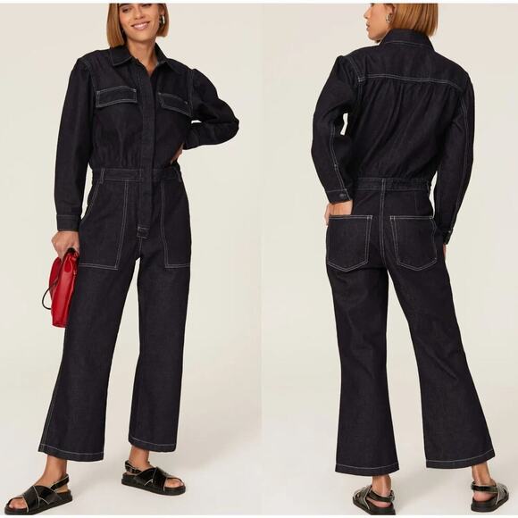 Levi's | Pants & Jumpsuits | Levis Denim Flight Suit Jumpsuit Utility ...